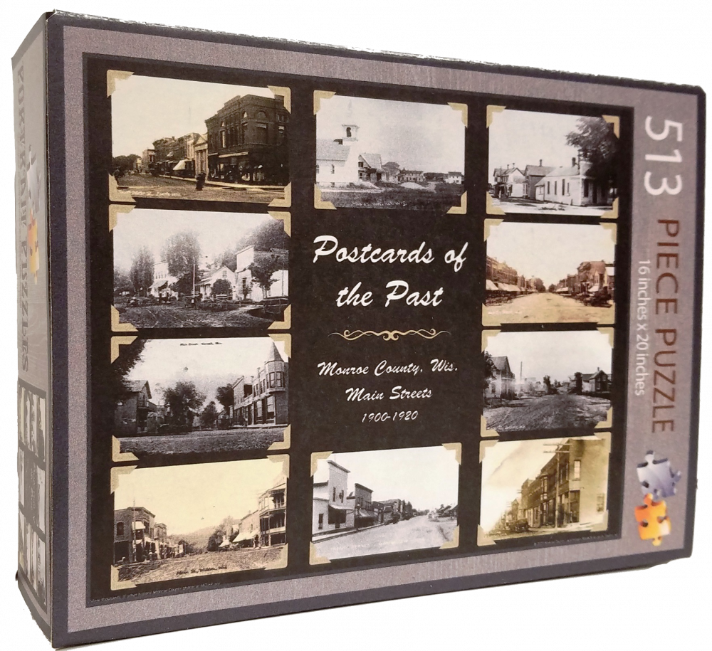 Postcards of the Past Jigsaw Puzzle - Monroe County Local History Room ...
