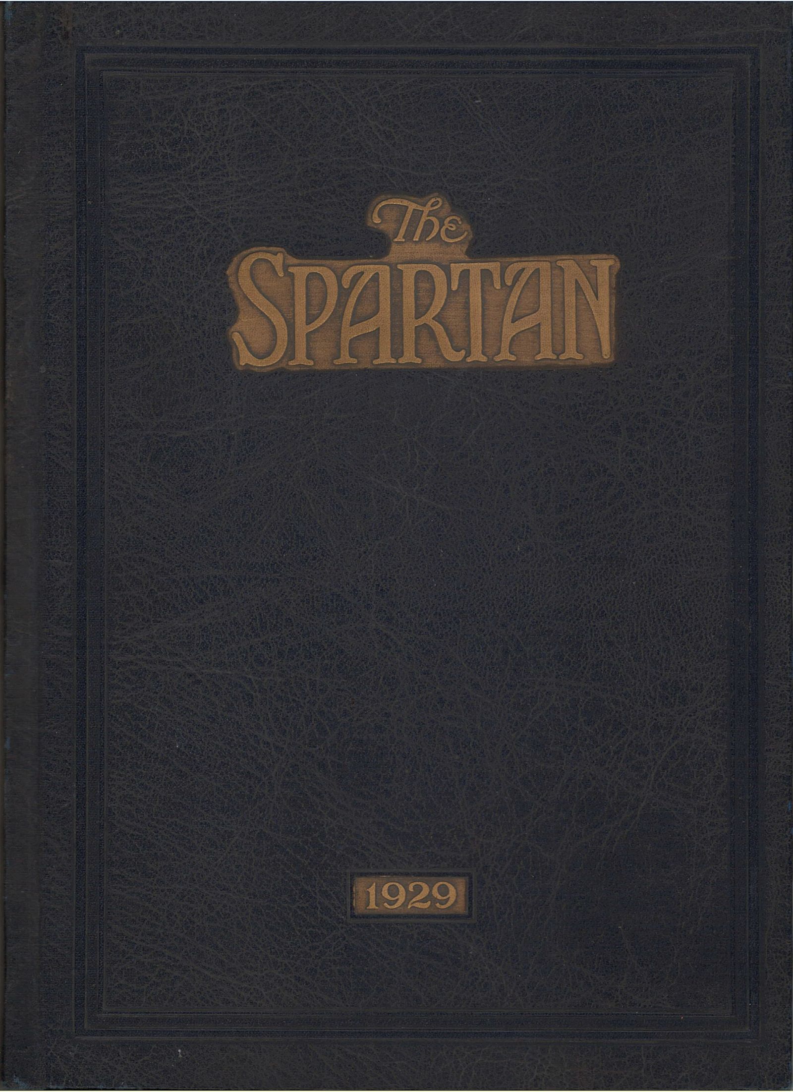 1929 Spartan Yearbook - Monroe County Local History Room & Museum